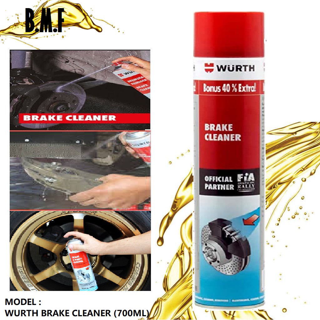 ORIGINAL WURTH GENIUNE MULTIPURPOSE RAPID BRAKE CLEANER PEMBERSIH BREK ...