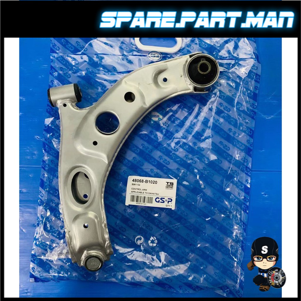GSP PERODUA MYVI FRONT LOWER ARM RH/LH (1PCS) SPM | Shopee Malaysia