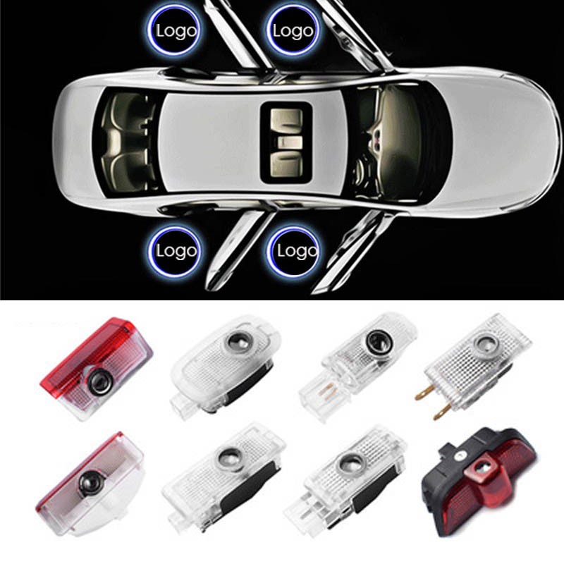 2Pcs Led Car door light for Mercedes Benz W204 W124 W212 W221 W245 W164 ...