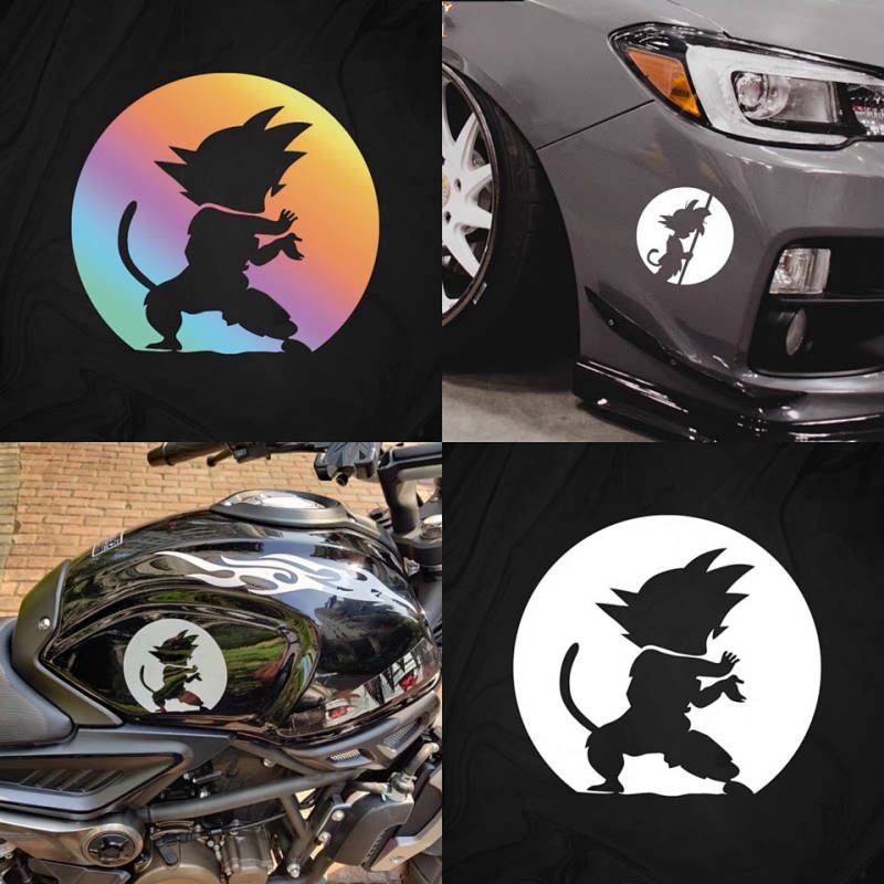 Unique Creative Cartoon Anime Dragon Ball Automobile Sticker Cover ...