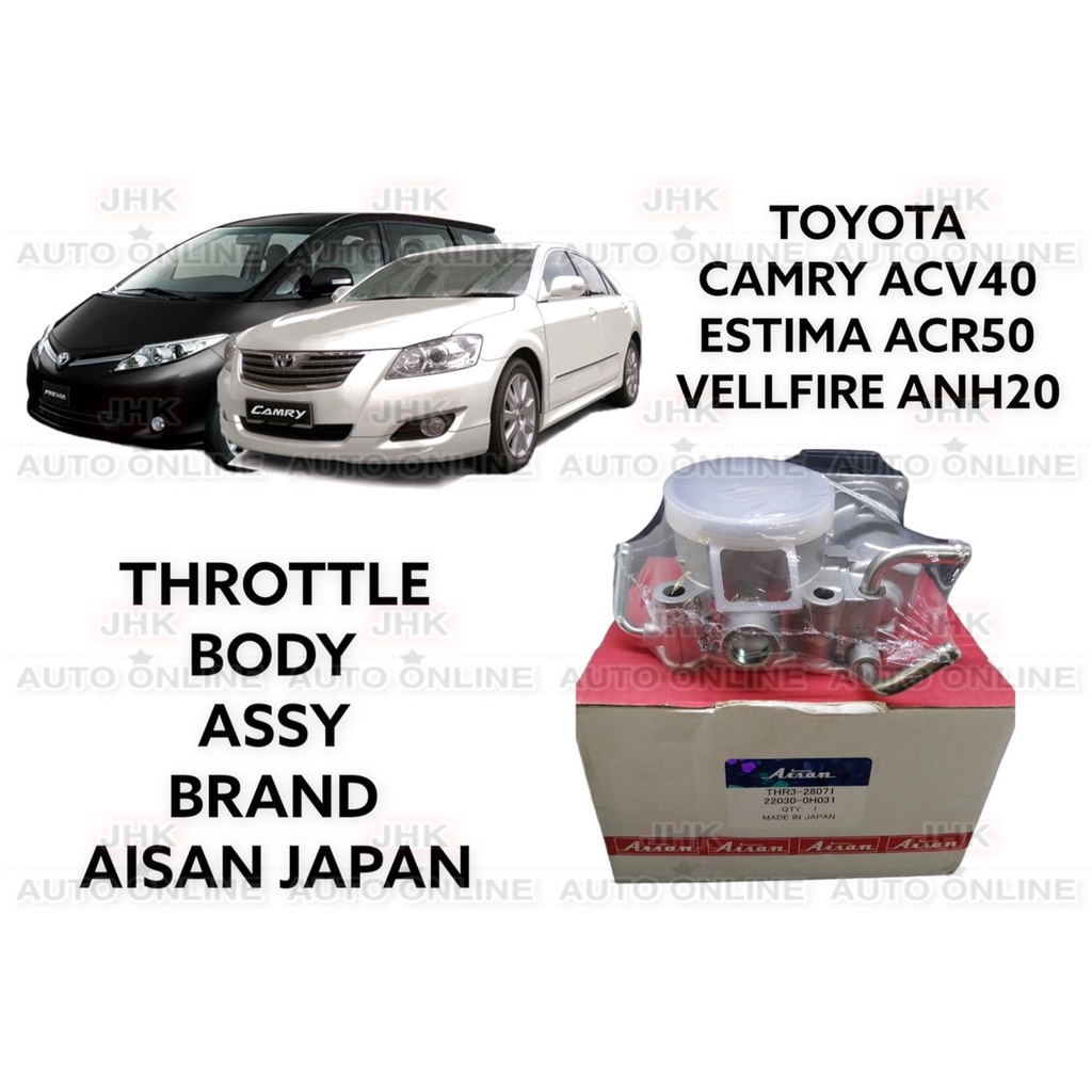 TOYOTA CAMRY ACV40 ESTIMA ACR50 VELLFIRE ANH20 THROTTLE BODY ASSY BRAND AISAN JAPAN THR3-28071 ...