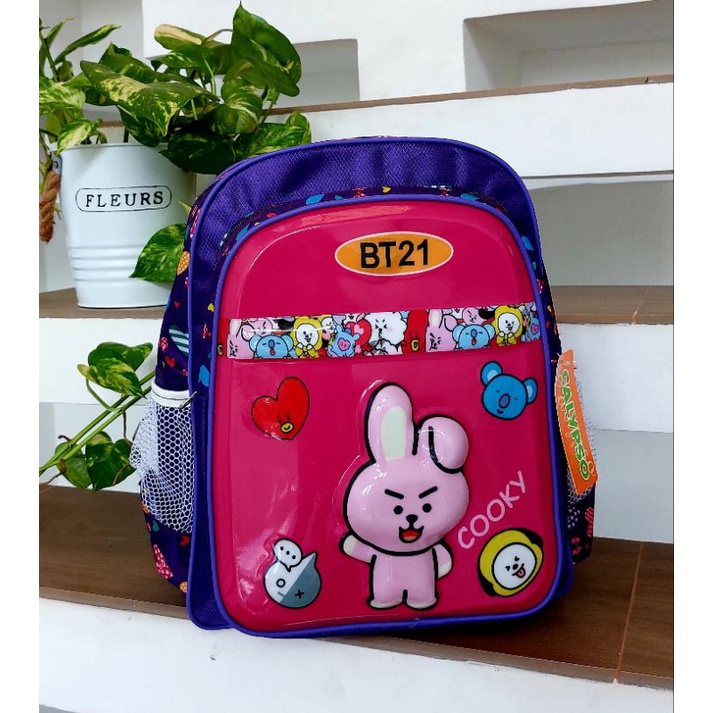 Chokky Kindergarten School Backpacks BT21 | Shopee Malaysia
