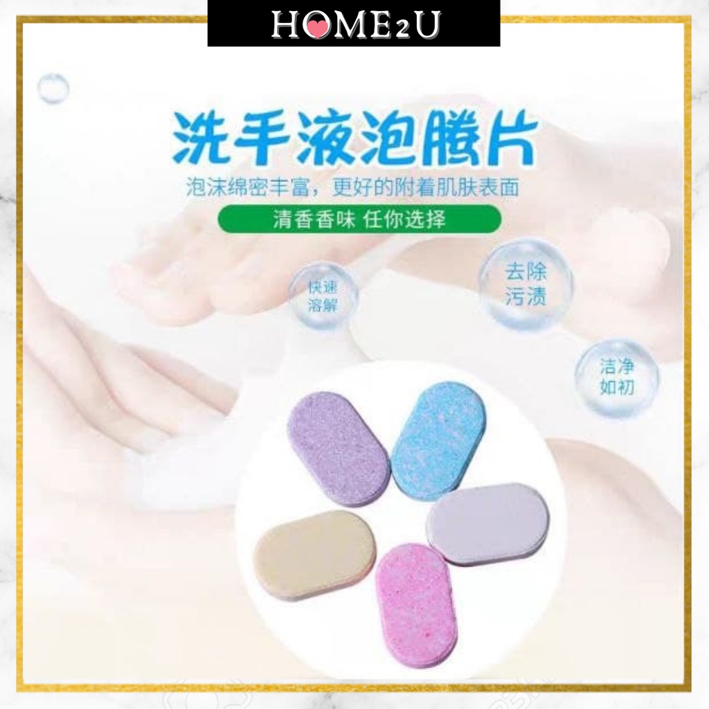 Hand Sanitizer Effervescent Tablet 20pcs Automatic Foam Soap Dispenser ...