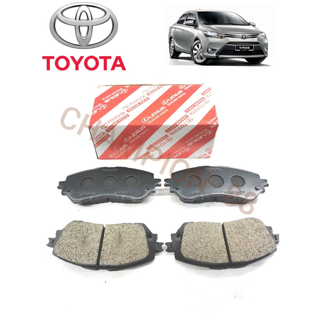 TOYOTA VIOS 93,NCP150 1.5J 1. ALZA DISC BRAKE PAD FRT (REAR WITH BRAKE ...
