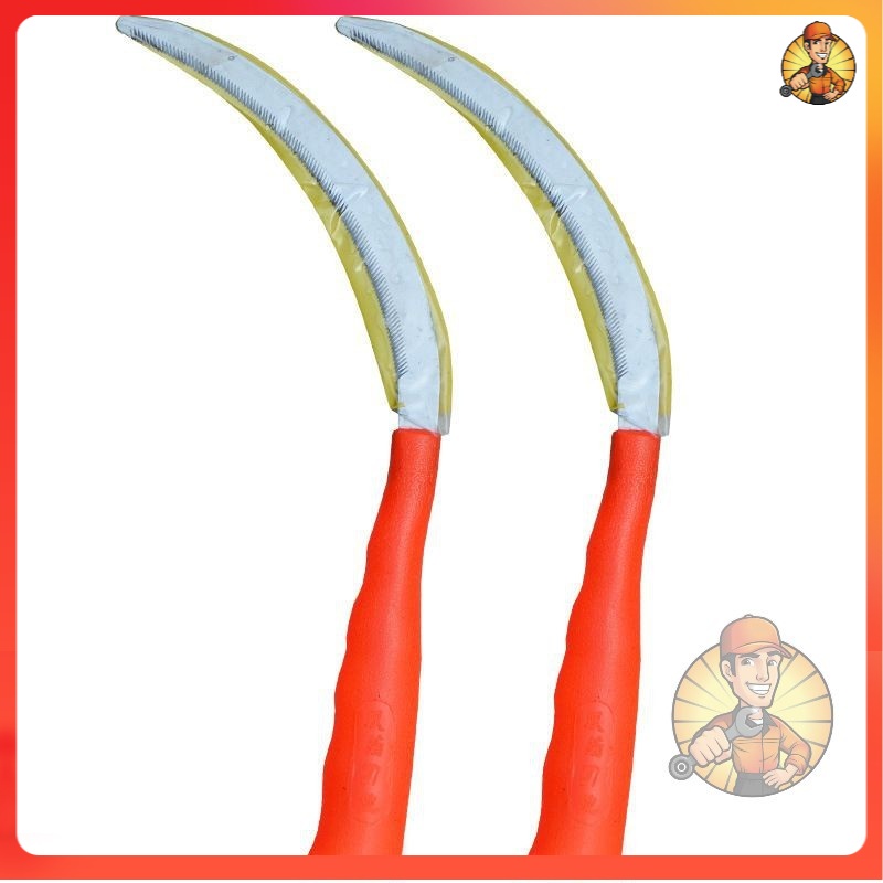 Pisau Padi Hulu PVC Pisau Pelepah Pisang Yanda Hulu PVC Oren | Shopee ...