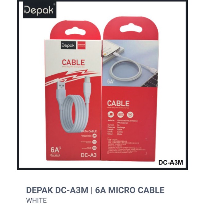 DEPAK DC-A3M 6A MICRO CABLE | Shopee Malaysia