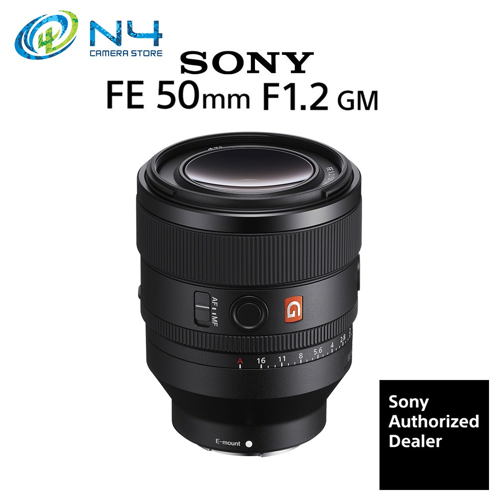 Sony Lens FE 50mm F1.2 GM SEL50F12GM Prime Lens with a Constant F1.2 ...