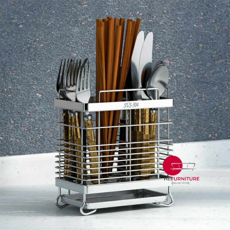 Stainless steel Kitchen Storage Box/ Utensils Cook Spoon Chopstick ...