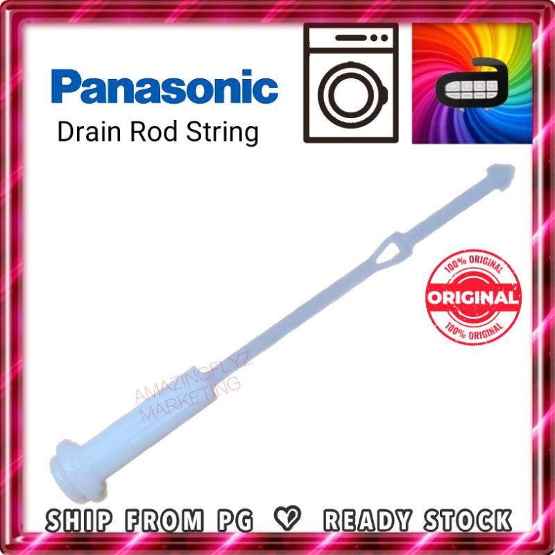 Spare Part [Original] Panasonic Washing Machine Drain Rod String/ Drain ...