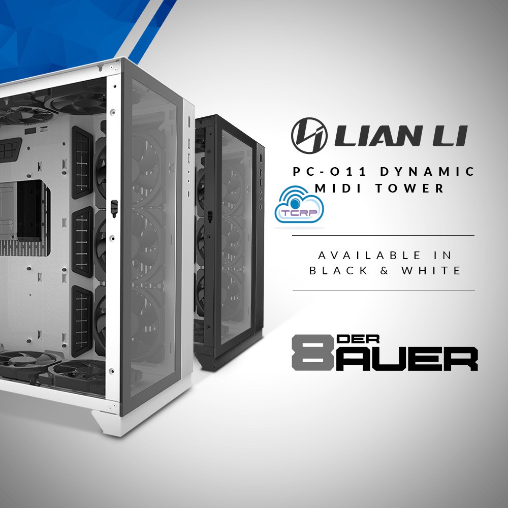LIAN LI PC-O11 DYNAMIC DER8AUER TEMPERED GLASS ALUMINIUM E-ATX CASING ...
