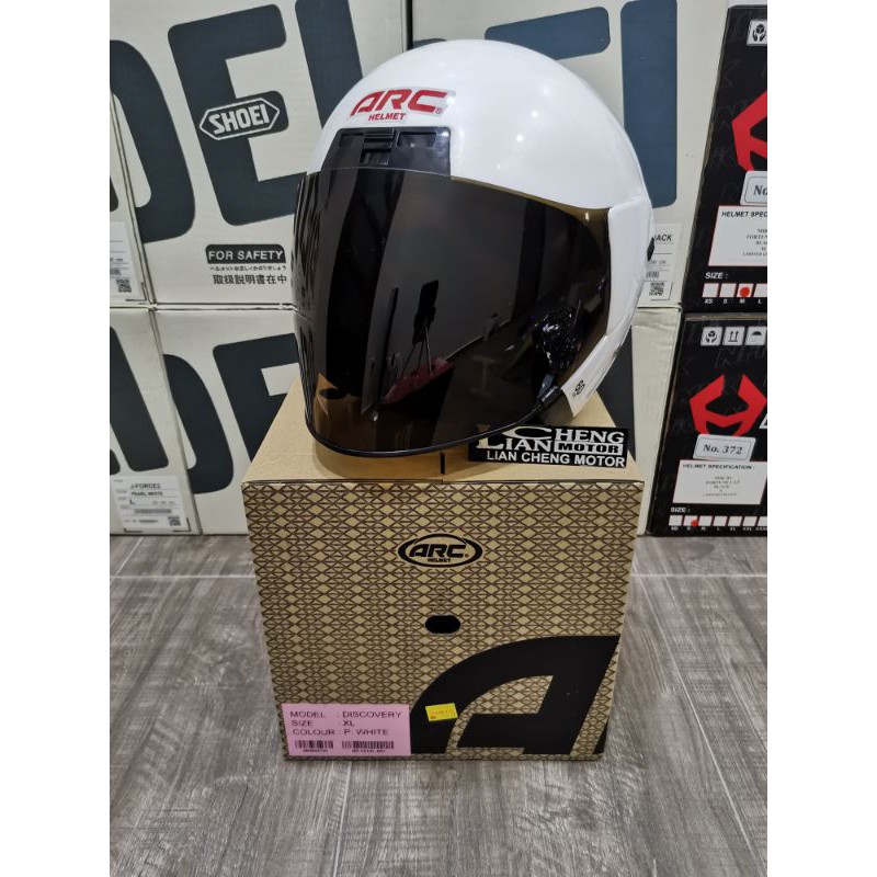 VISOR HELMET ARC DISCOVERY 💯 %ORIGINAL | Shopee Malaysia