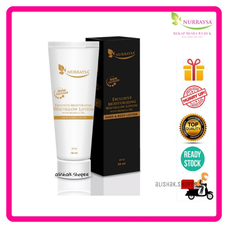 NURRAYSA EXCLUSIVE MOISTURIZING WHITEGLOW LOTION WITH MARULA OIL ...