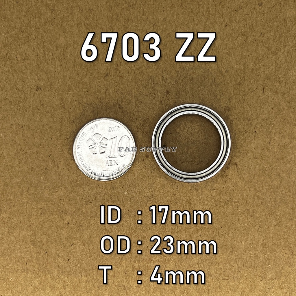 Ball Bearing 6700 6701 6702 6703 6704 6705 6706 zz metal shield ...