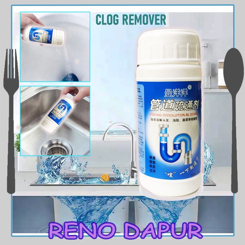 Clog Remover Drain Pipe Basin Cleaner Clogged Drainage Remover Powder ...