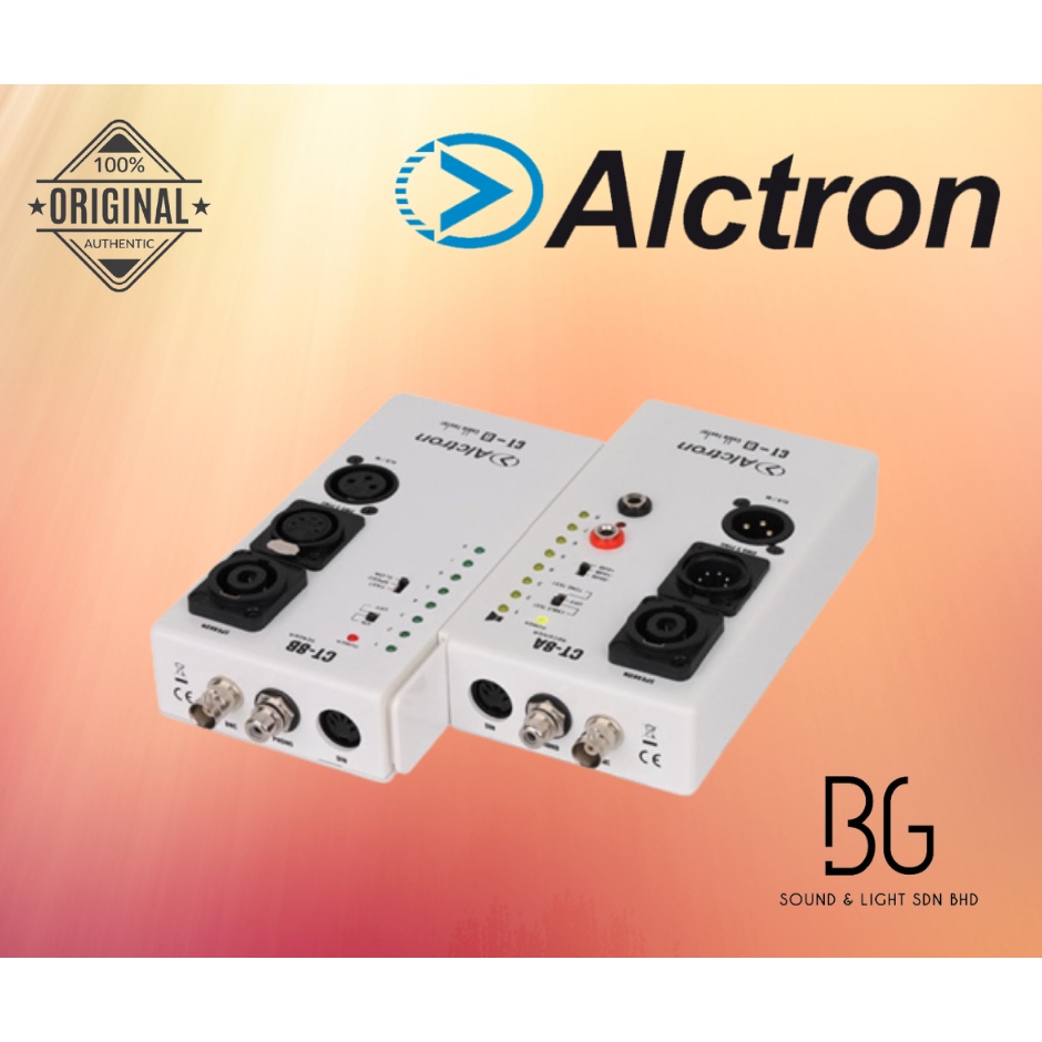 Alctron CT-8 Intelligent cable tester CT8 SPEAKON / 5 PIN XLR / 3 PIN ...