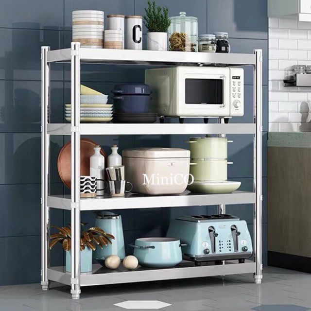 Stainless Steel Multilayer Rack Household Kitchen Shelves Pots ...