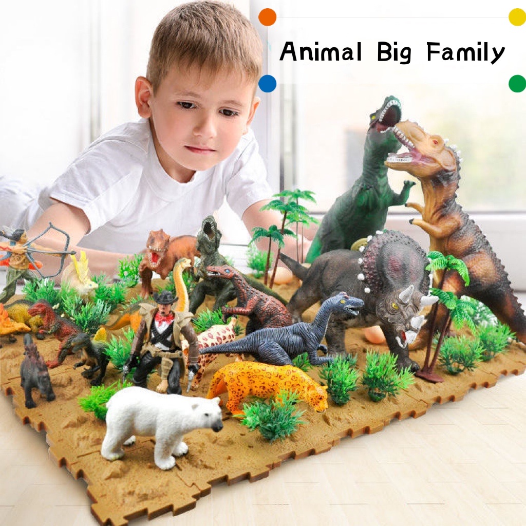 Educational Animal Toys Zoo Toys Action Figure Mainan Binatang | Shopee ...