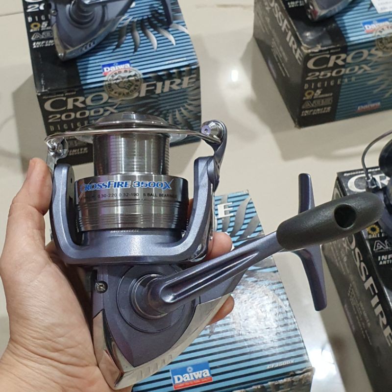 REEL DAIWA CROSSFIRE 1500X 2000X 2500X 3000X 3500X 4000X | Shopee Malaysia