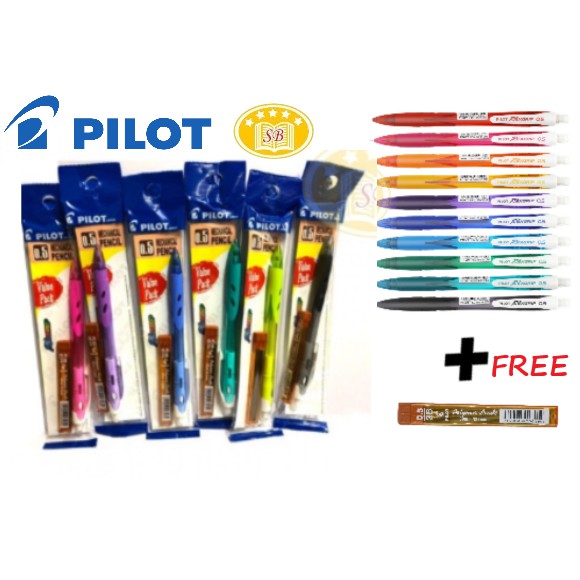 Pilot Rexgrip mechanical pencil value pack/ 0.5mm | Shopee Malaysia