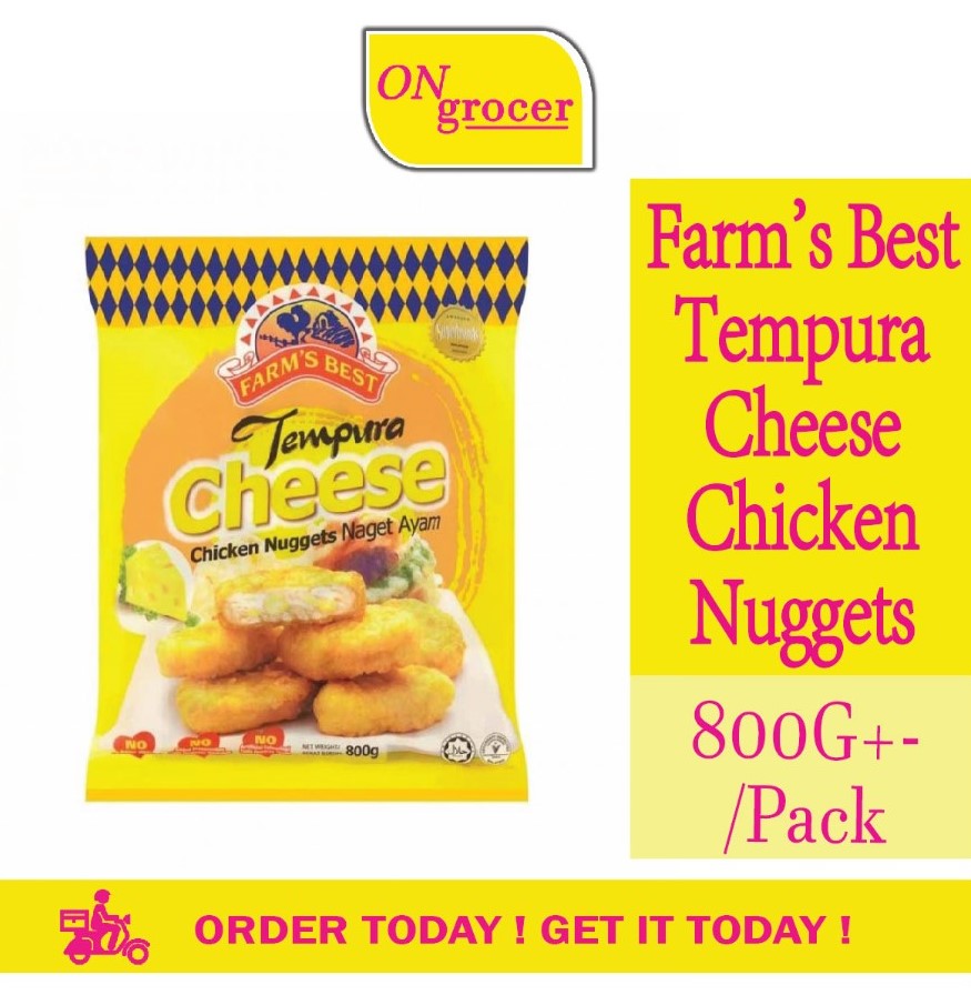 A0942 - Farm's Best Tempura Cheese Chicken Nuggets - 800g+-/ Pack ...