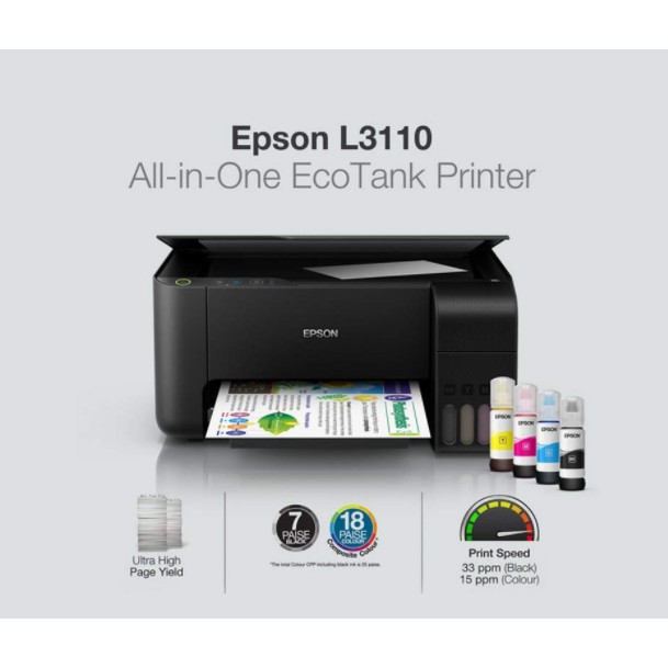 Epson EcoTank L3110 / 3116 All-in-One Ink Tank Printer | Shopee Malaysia