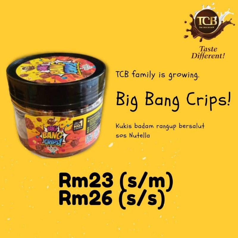Big Bang Crips Cookies The Crunchy Boom TCB | Shopee Malaysia