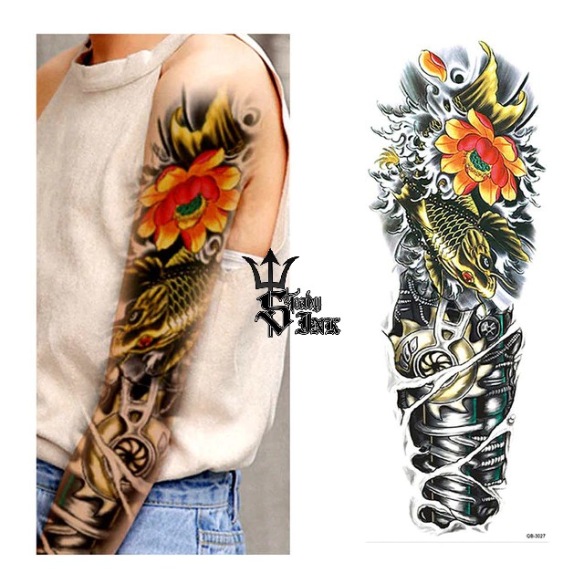 !!READY STOCK!! SteadyINK Large 480*170mm Temporary Tattoo Sticker ...