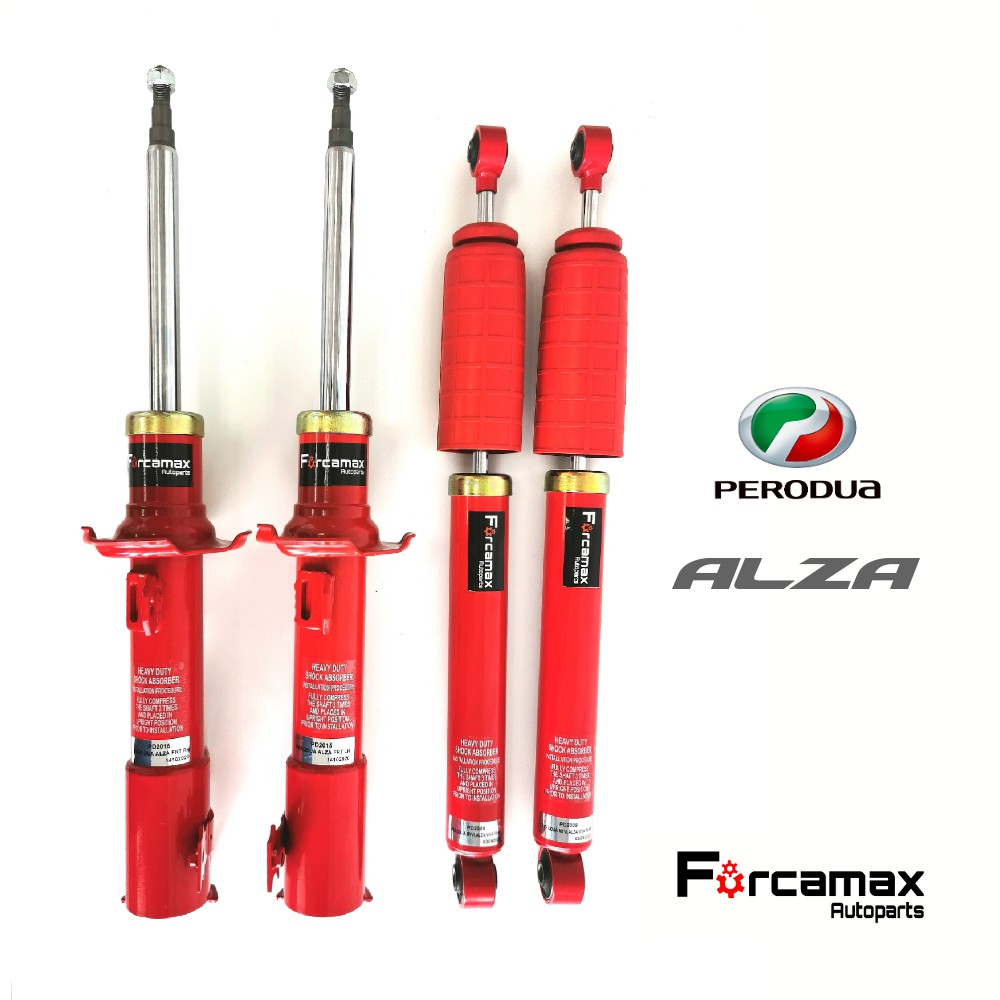 Perodua Alza (Forcamax) Heavy Duty Shock Absorber - Suspension | Shopee ...