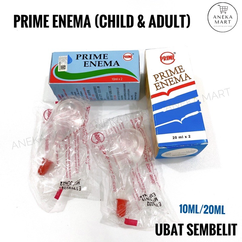 (Child & Adult) Prime Enema 第一通便水 Ubat Sembelit Punggung (for ...