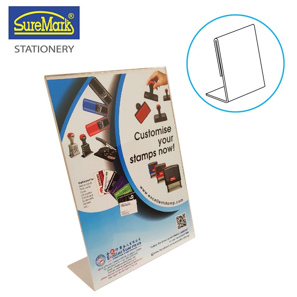 SureMark A4 Acrylic Literature Holder | Shopee Malaysia