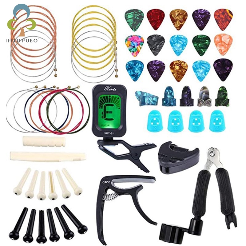 Guitar Accessories Set Guitar Capo/Tuner/Picks/Guitar tool set Pure ...