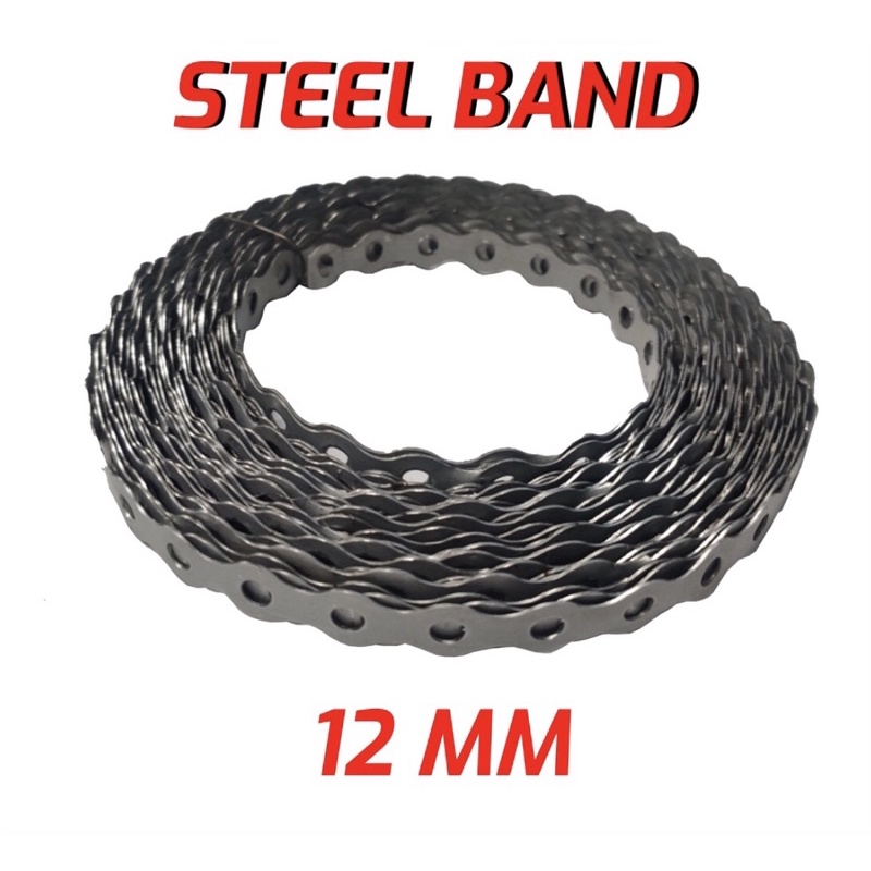 Steel Band / Besi 88 / Besi Lapan Lapan - 12mm / 17mm (Kaki / Feet ...