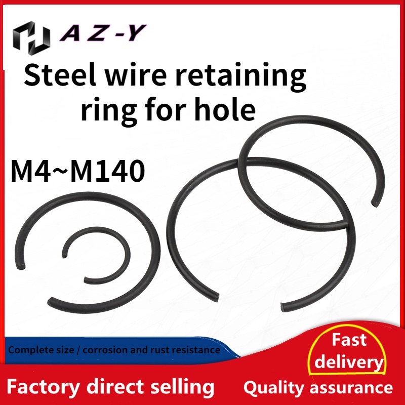 70 steel wire retaining ring for manganese hole elastic snap ring ...
