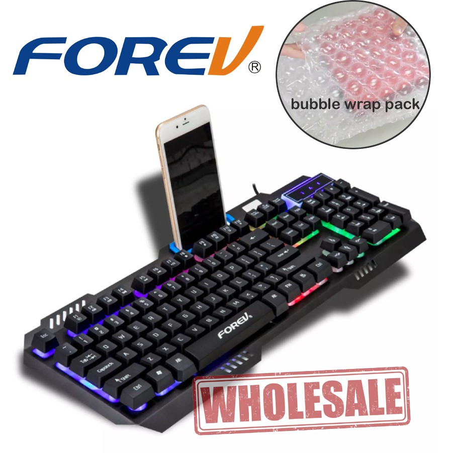 FOREV FV-Q307 Mechanical Feeling Multimedia gaming keyboard | Shopee ...