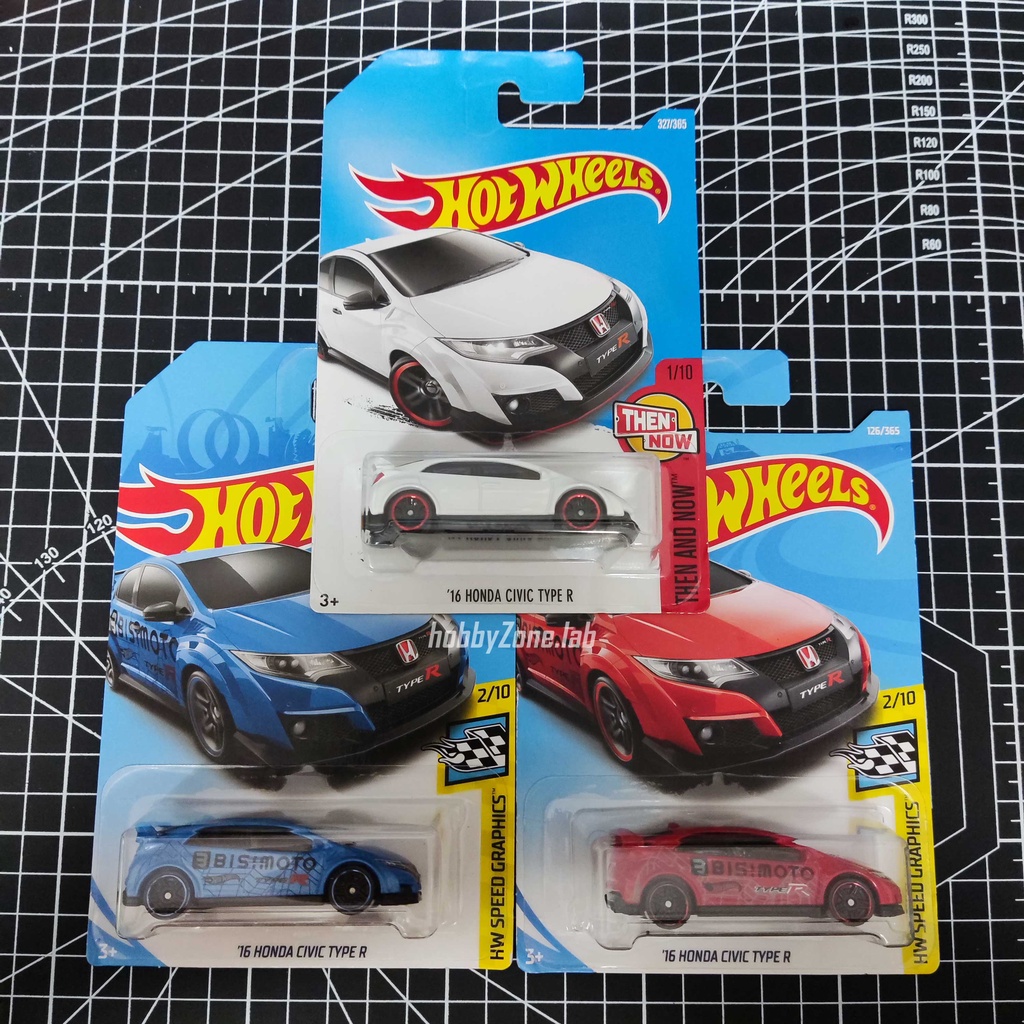Hot Wheels - '16 Honda Civic Type R | Shopee Malaysia