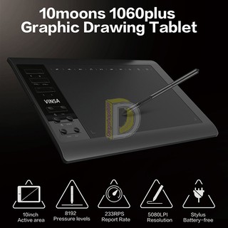 Digital Drawing Tablet With Pen Drawing Pad For PC Android Graphic ...
