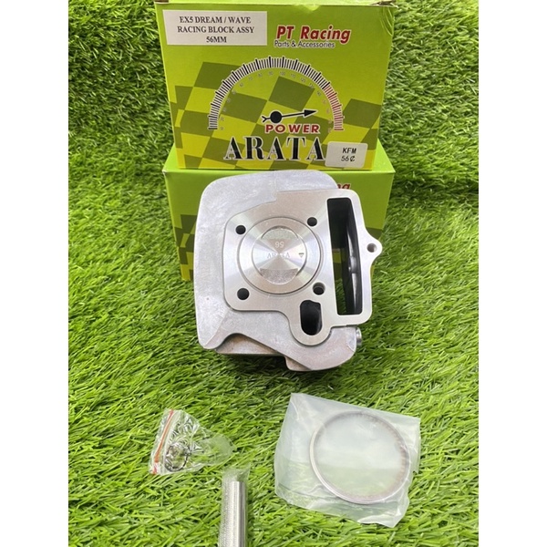 ARATA RACING BLOCK KIT SET HONDA EX5 DREAM WAVE100 BONUS 53mm 55mm 56mm ...