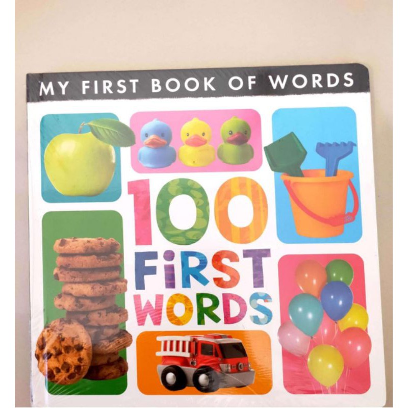 My first book of words. 100 First Words | Shopee Malaysia