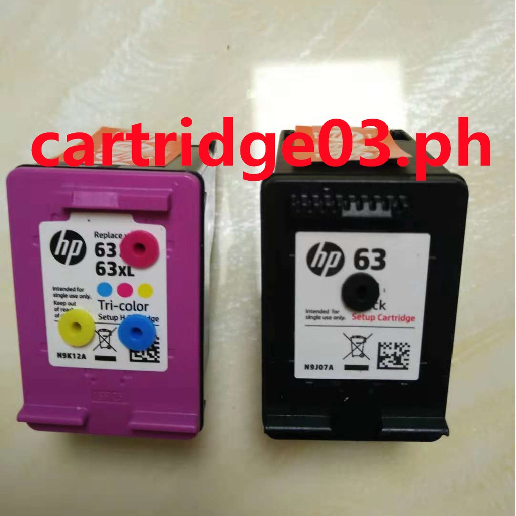 HP printers Original Ink Cartridge 63 black 63 color 2130 3630 3830 ...