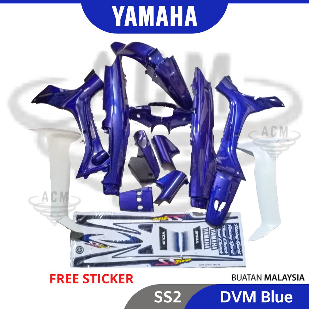 YAMAHA SS2 Body Cover Set Color Parts Sticker Stripe Coverset SS 2 Two ...