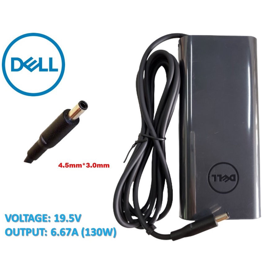 Dell 6.67A 130W 4.5*3.0 XPS 15 9530 9550 9560 9570 7590 Precision M3800 ...