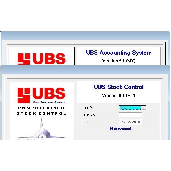 UBS Accounting System & Stock Control Ver. 9.1 Keyless Full Version (Single User) - Free 1 Year ...