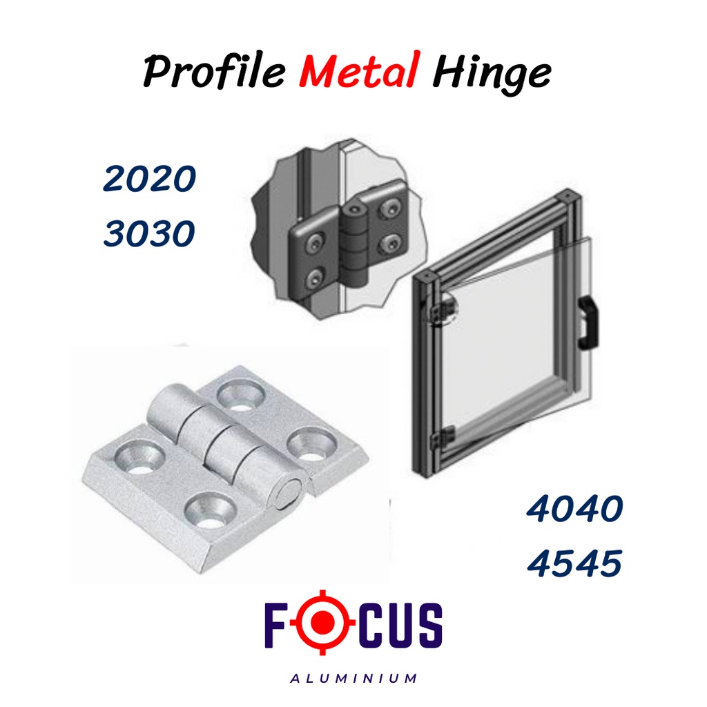 Metal Hinge Aluminium Profile Door Hinge Frame Hinge 2020 3030 3040 ...