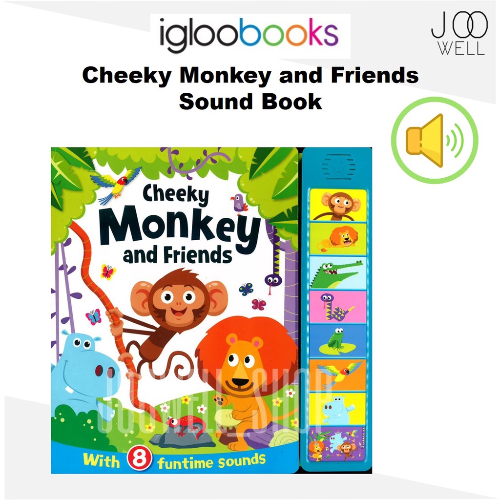 Cheeky Monkey And Friends (Sound Book) | Shopee Malaysia