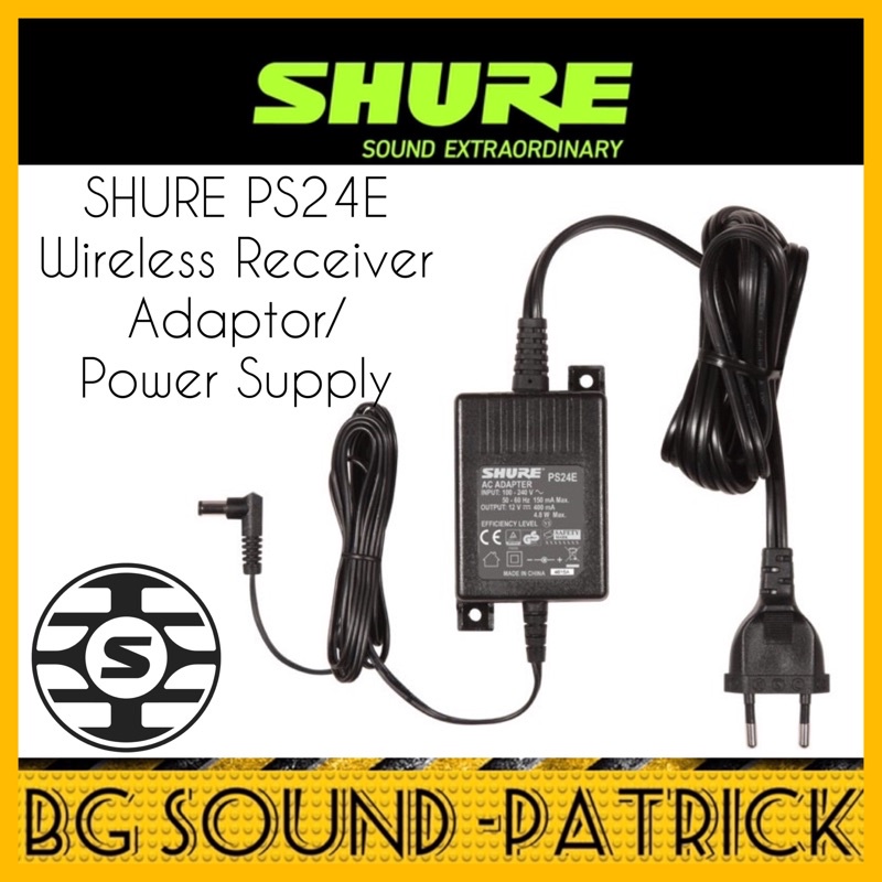 Shure PS24E Ac Adapter replacement for PS21E | PS24-E | Shopee Malaysia