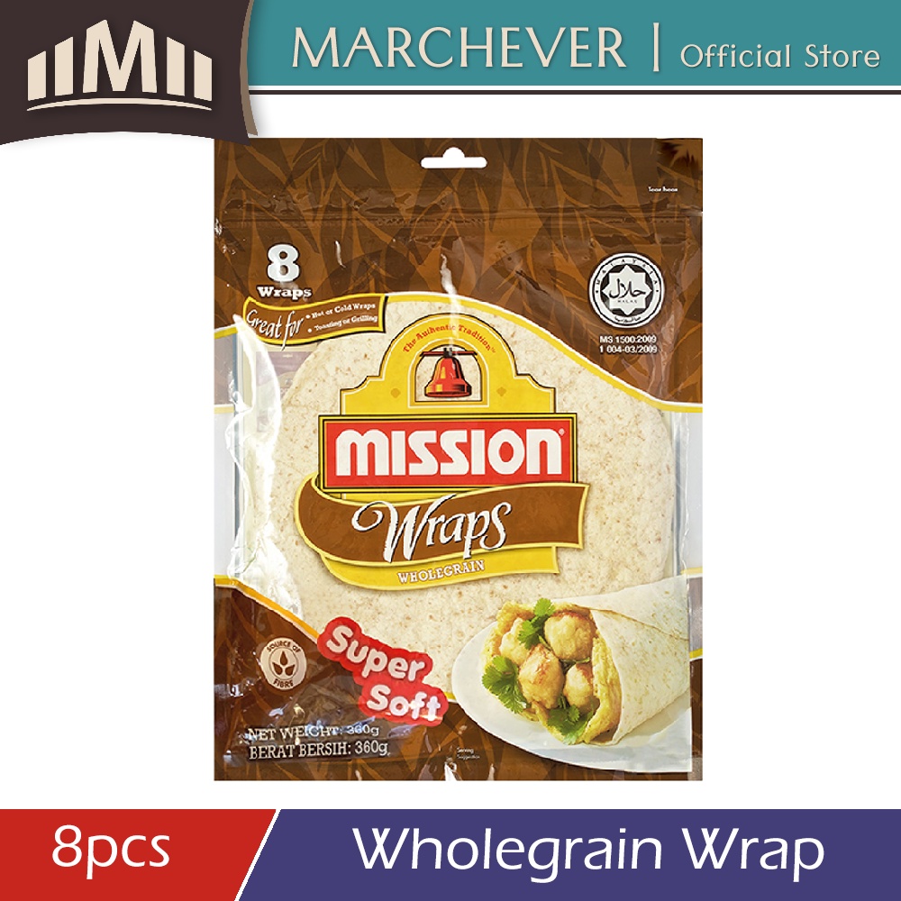 Mission Wholegrain Wrap (8 pieces) | Shopee Malaysia
