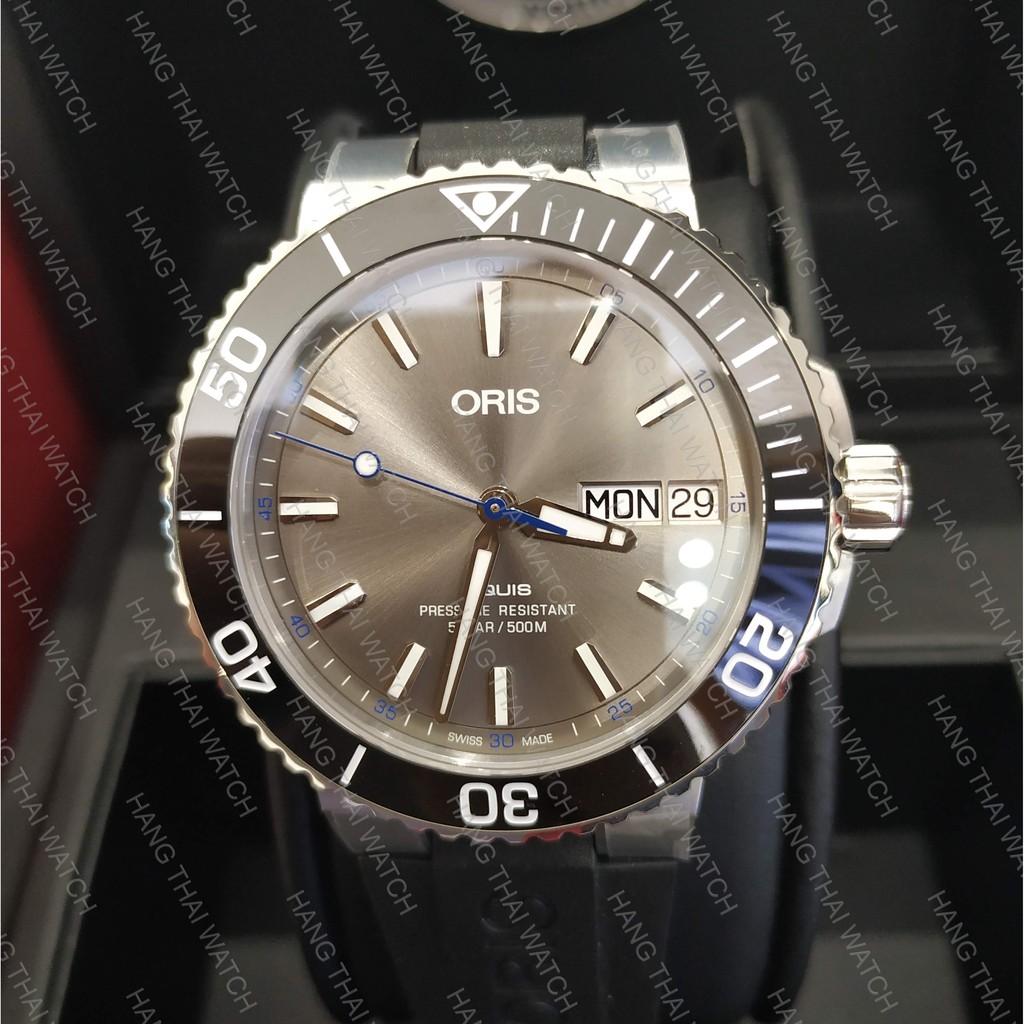 ORIS HAMMERHEAD LIMITED EDITION GREY DIAL GENTS 752 7733 4183-Set RS ...