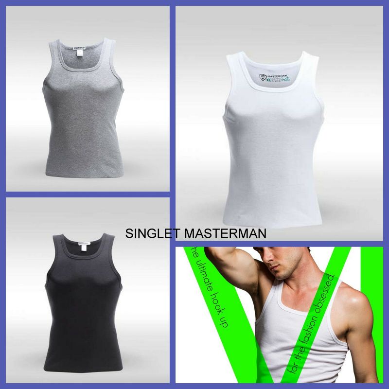 Masterman Singlet / Men's Undershirt | Shopee Malaysia