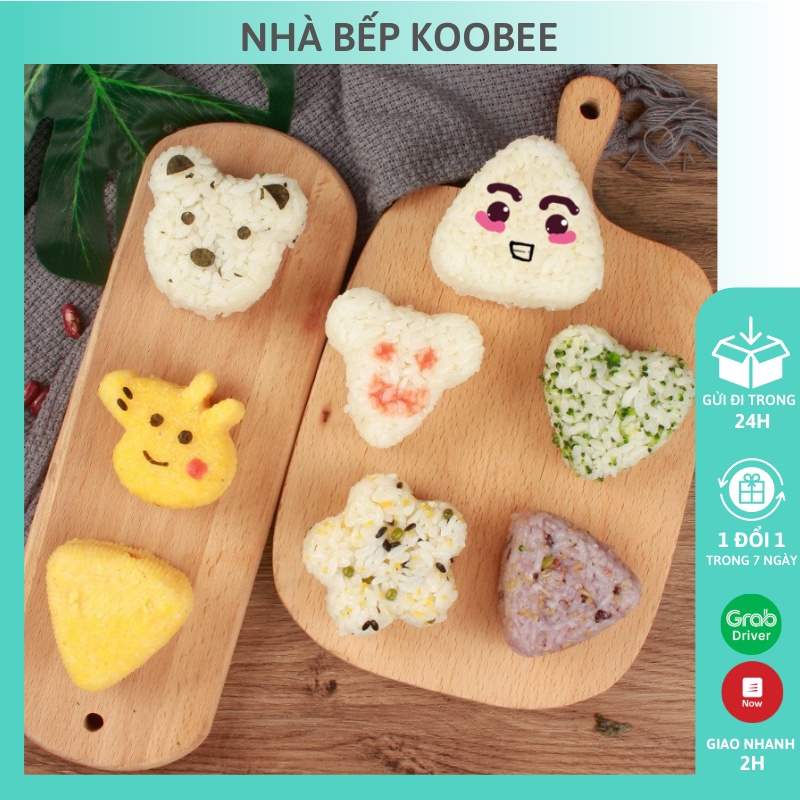 Mold for making Bento rice balls, shaping rice for babies with many ...