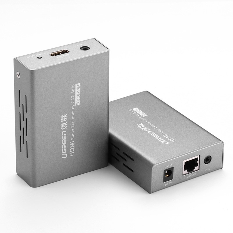 Hdmi Signal Extender 50m, 70m, 100m Via Ugreen 40210 (IR) lan Cable ...